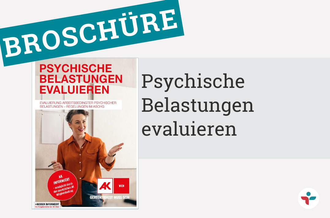 Neuer Folder Psychische Belastungen evaluieren | Gesunde Arbeit